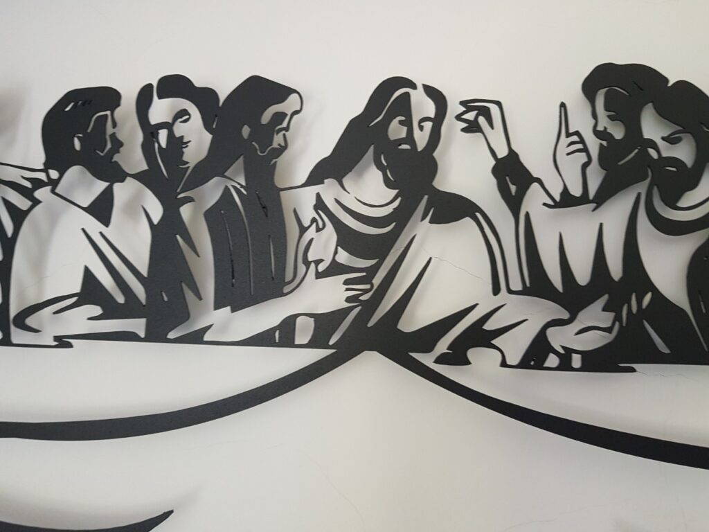 Última Cena – Negro – Arte en Acero